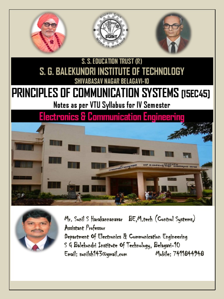 PCS NOTES by Sunil S Harakannanavar | PDF | Frequency Modulation ... PCS NOTES by Sunil S Harakannanavar | PDF | Frequency Modulation ...