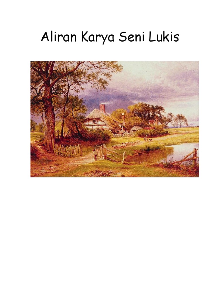 Aliran Karya Seni Lukis | PDF