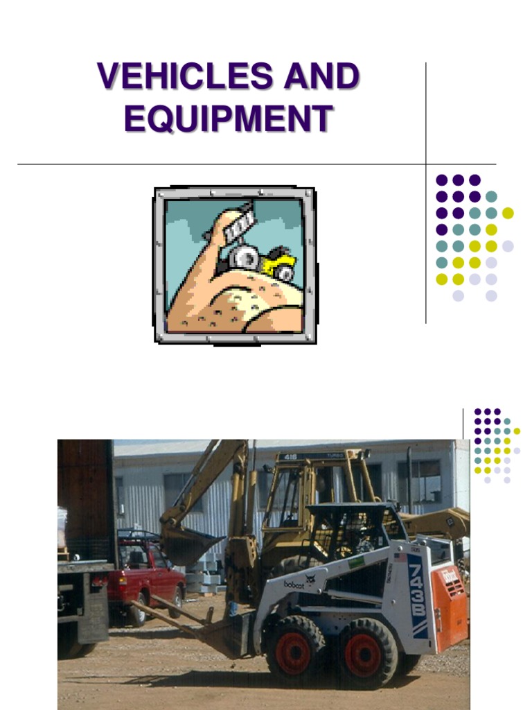 Vehicles and Equipment Overview | PDF
