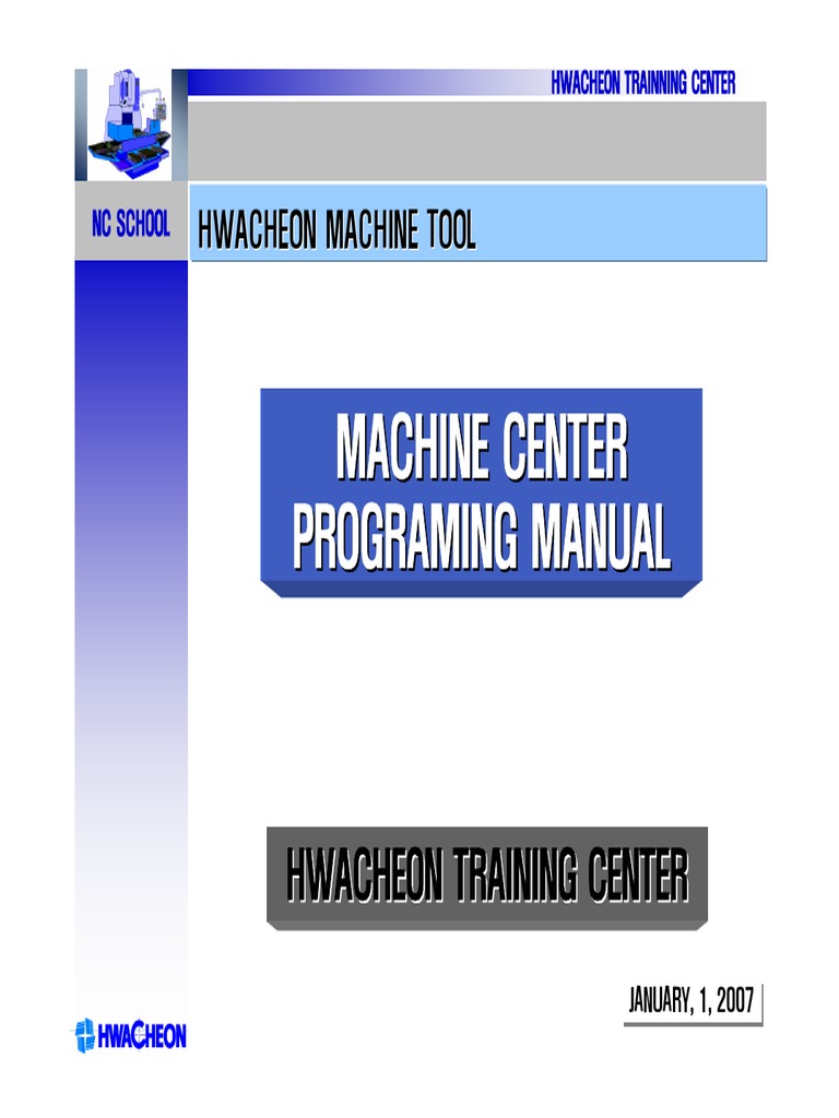ENG MC Program Manual | PDF | Numerical Control | Automation