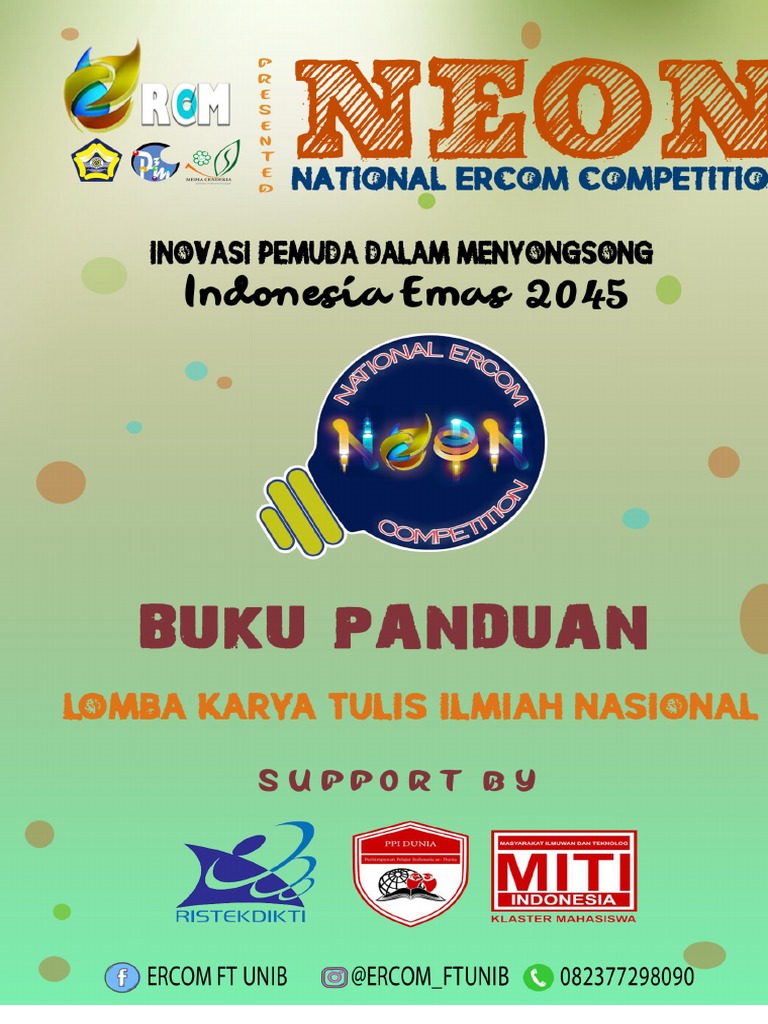 Buku Panduan Lktin Neon Ukm Ercom | PDF