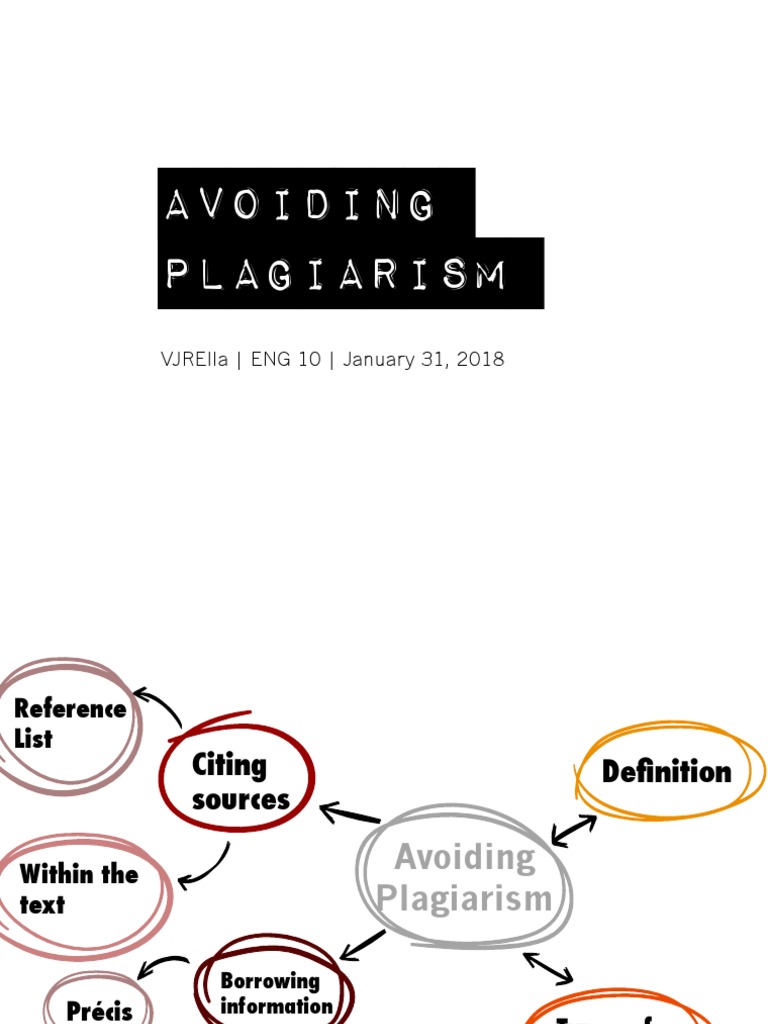 Sixth Meeting - Avoiding Plagiarism (Part II - Citing Your Sources ...