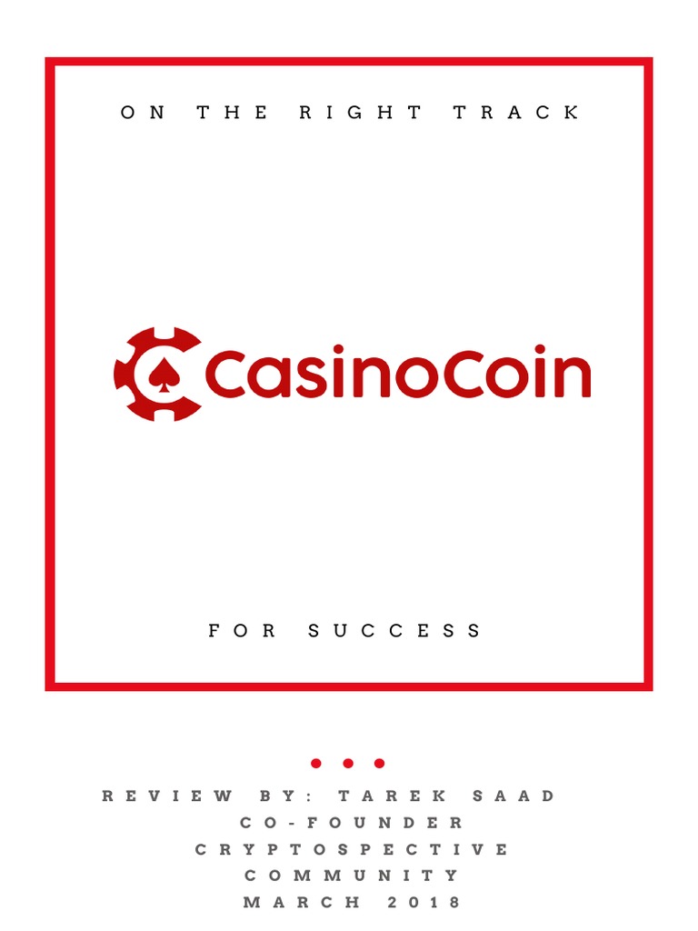 CasinoCoin - A CryptoSpective Review | PDF | Money Laundering ...