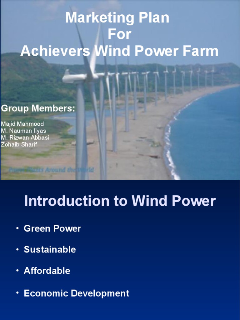 Achievers Wind Power Marketing Plan | PDF | Wind Power | Wind Turbine