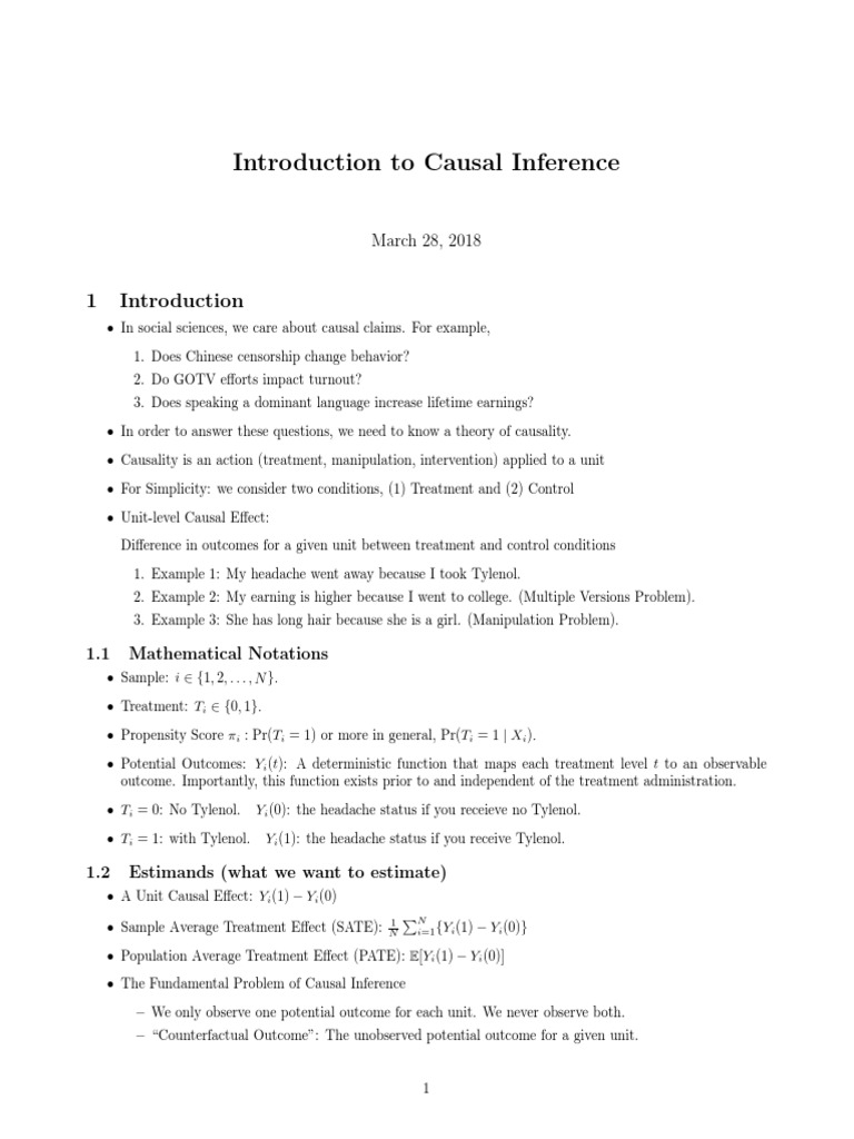 Introduction Causal Inference | Download Free PDF | Causality ... Introduction Causal Inference | Download Free PDF | Causality ...
