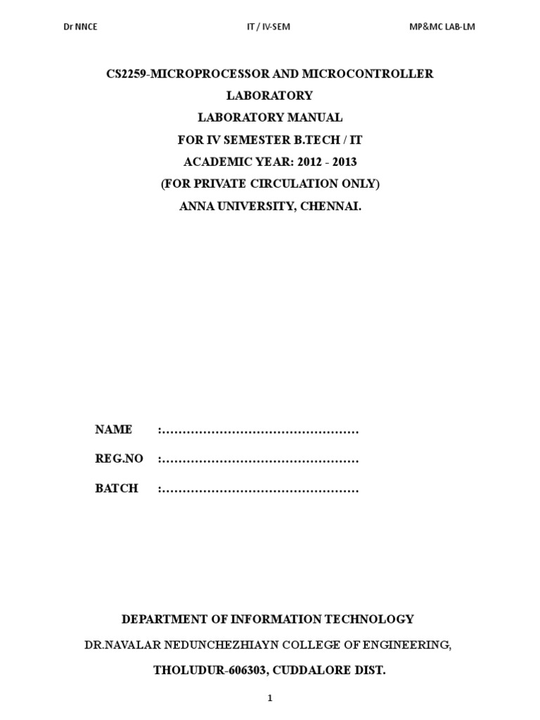 MP LAB MANUAL Saw Tooth Gen | PDF | Central Processing Unit | Subtraction