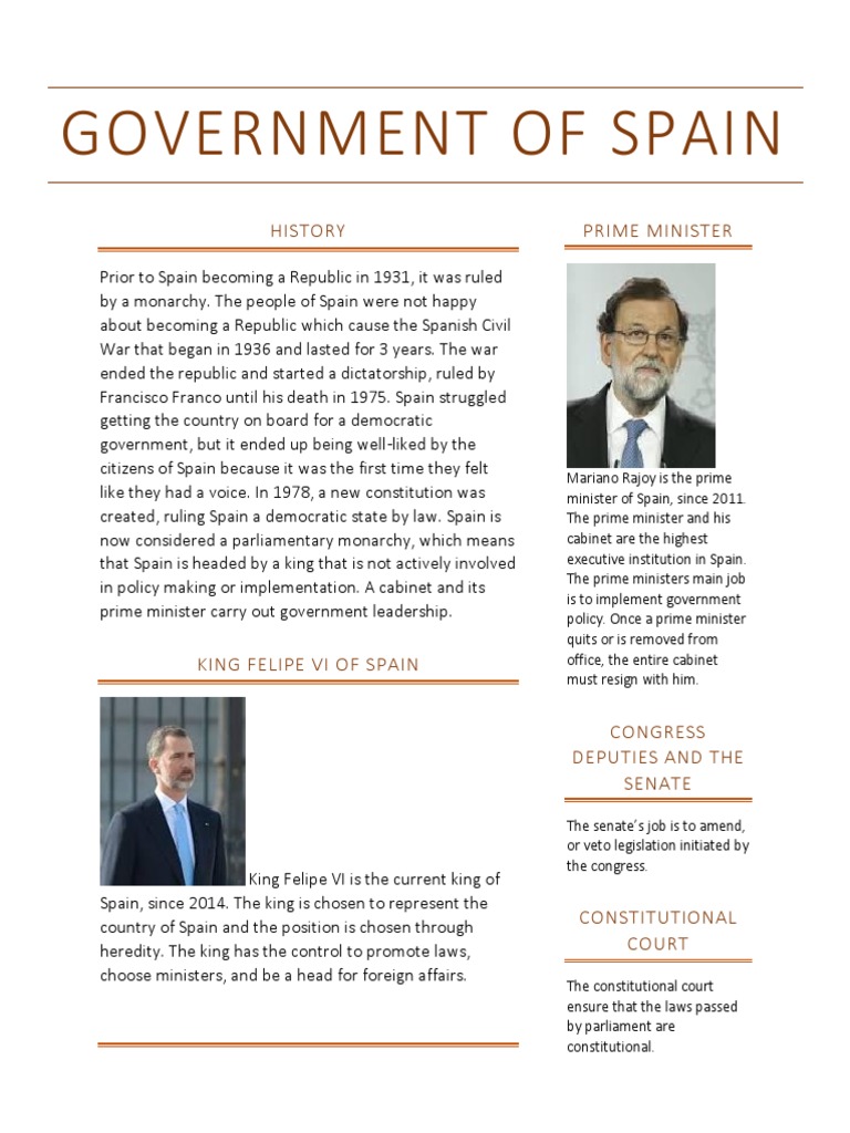 Government Newsletter | PDF | Prime Minister | Spain