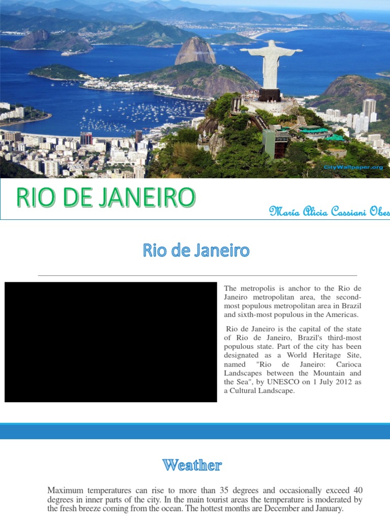 Rio de Janeiro | PDF | Rio De Janeiro | Earth Sciences