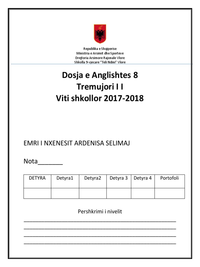 Republika e Shqiperise Dosja | PDF