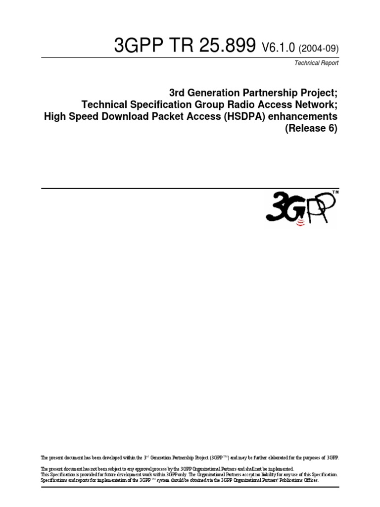 HSDPA Enhancements | PDF | High Speed Packet Access | Networks