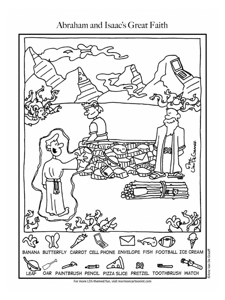 Abraham And Isaac Worksheet Bible Kids Abraham Lessons Craft