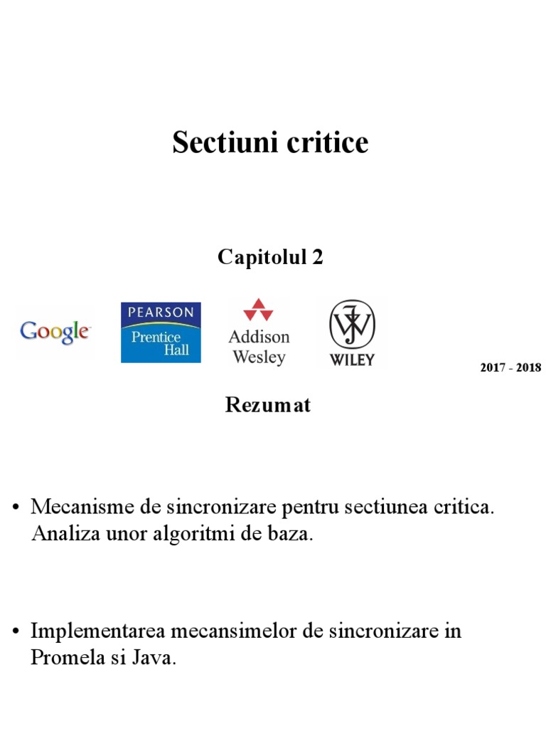 Sectiuni Critice | PDF