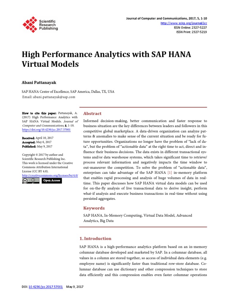 S4HANA Embedded Analytics2 | PDF | Databases | Sql