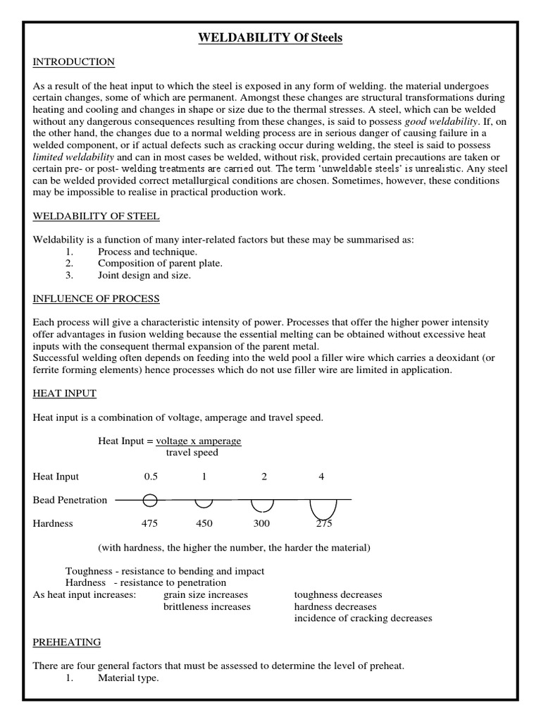 Weldability of Steels | PDF | Steel | Welding