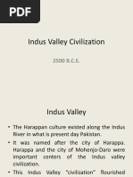 Indus Valley Civilisation - Study Notes | PDF