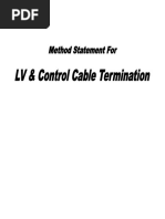Method Statement For Structured Cabling System Installation | PDF | Personal Protective ...