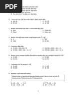 Kertas Soalan Matematik Tahun 6 | PDF