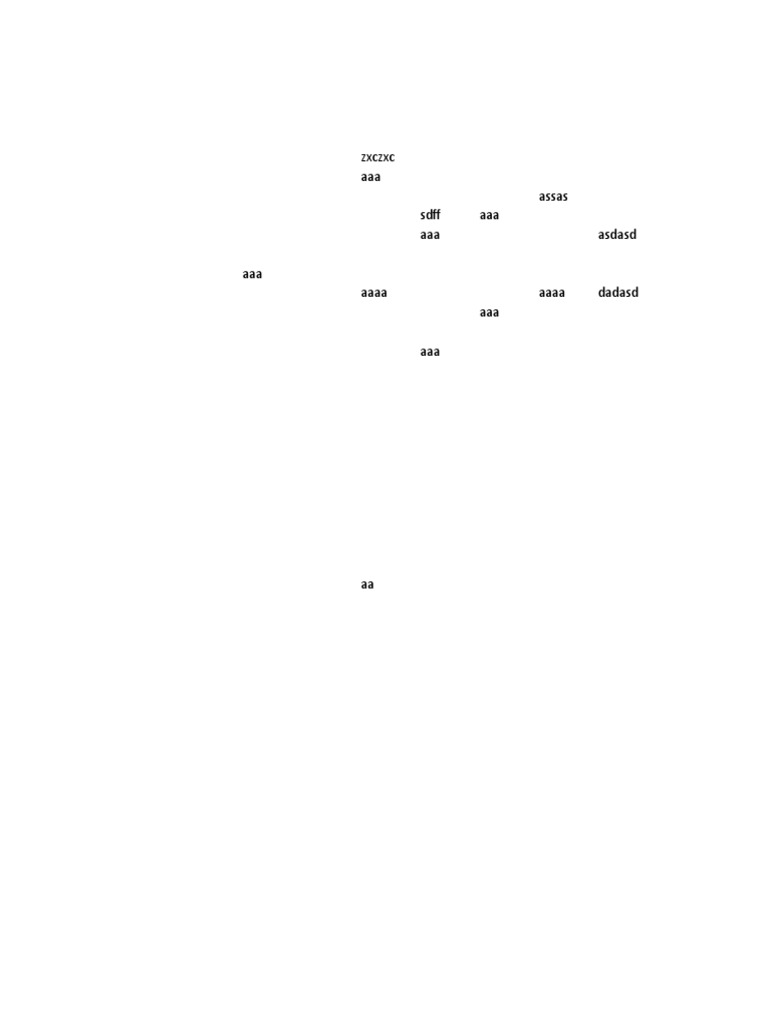 ZXCZXC Aaa Assas SDF Aaa Aaa Asdasd Aaa Aaaa Aaaa Dadasd Aaa Aaa | PDF