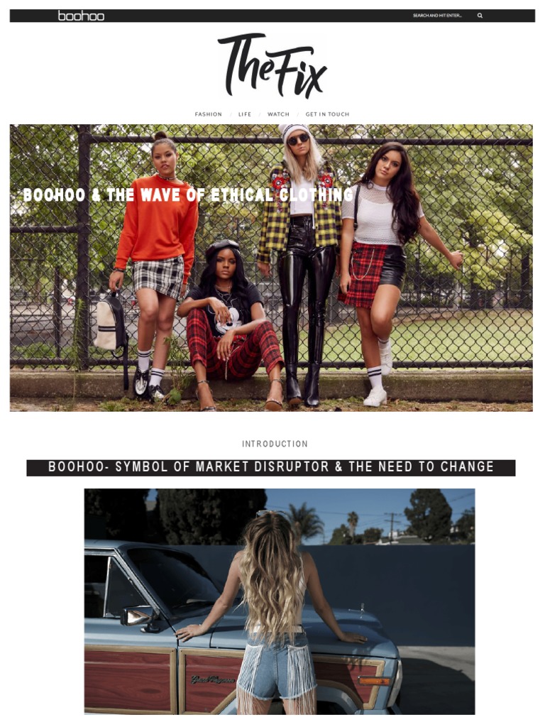 Boohoo's Fast Fashion & Ethical Trends | PDF | Fashion | Brand