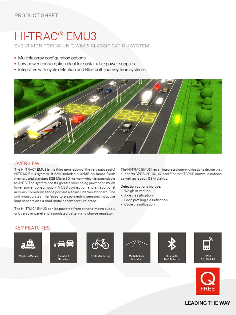 Hi-Trac Emu3: Product Sheet | PDF | General Packet Radio Service | Usb
