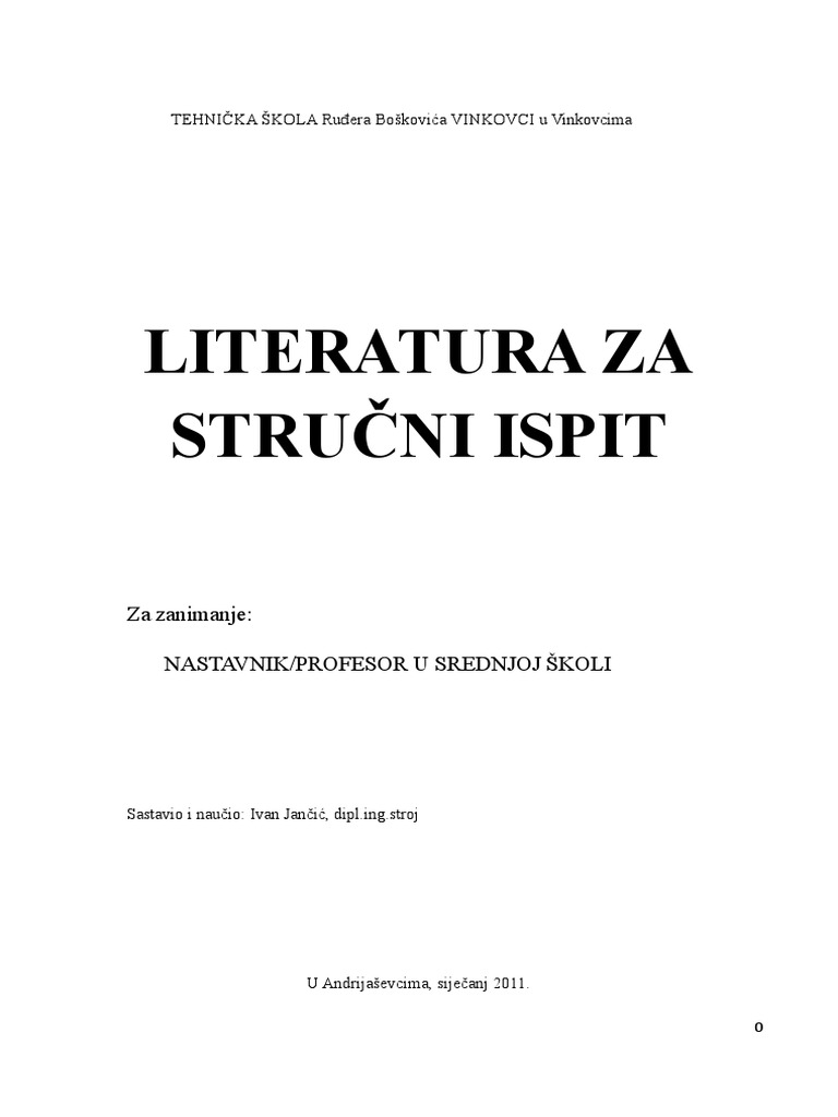 SKRIPTA Za Strucni by Attack | PDF