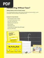 HWT Developmental Teaching Order Letter Formation | PDF | Writing | Text