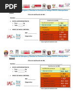 Tabla de IMC en Adolescentes | PDF | Índice de masa corporal | Obesidad