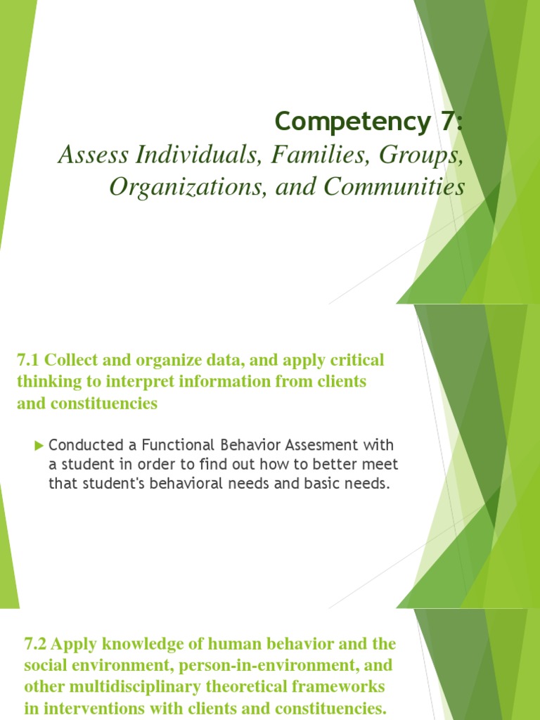Competency 7 | PDF | Career & Growth