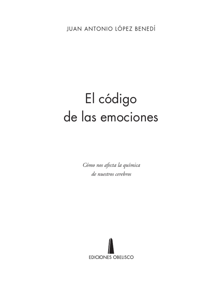 El Codigo de Las Emociones | PDF | Sueño | Homo Sapiens