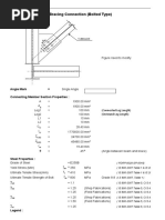 Fin Plate Connection | PDF | Beam (Structure) | Screw
