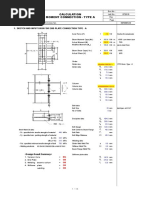 End Plate Connection Design Steps | PDF | Column | Beam (Structure)