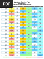 Your 1/2 Marathon Training Plan | PDF | Individual Sports | Long ...