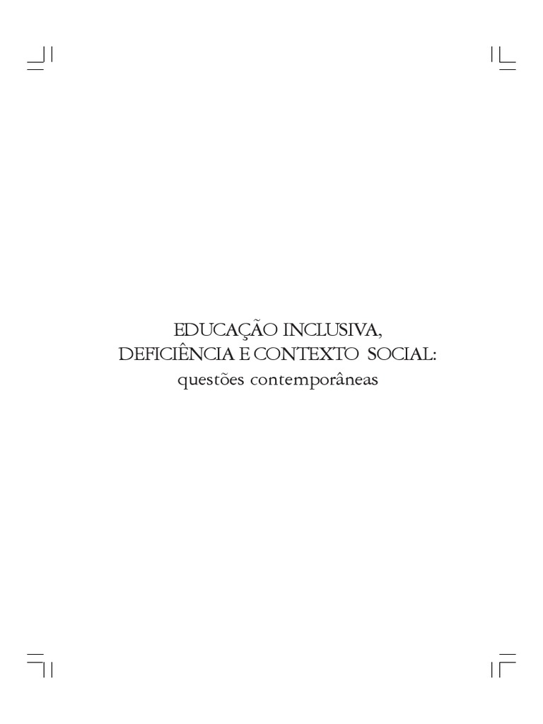 Educacao Inclusiva Pdf Pdf