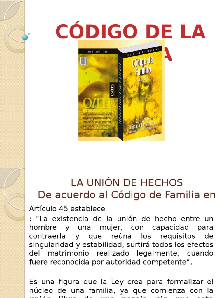 Código De La Familia