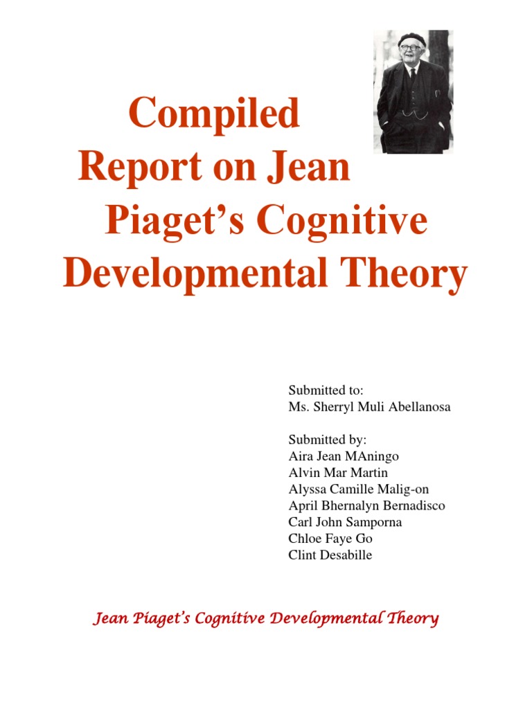 Piagets Cognitive Devt Theory | PDF | Schema (Psychology) | Neuroscience