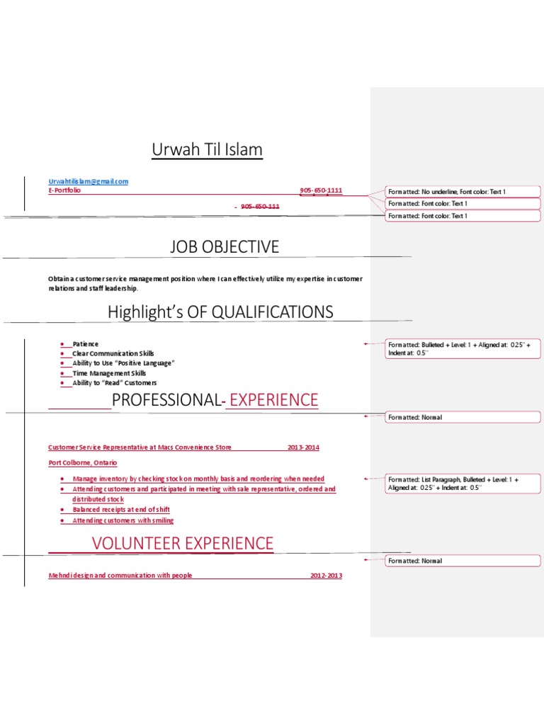 Resume Final 1 | PDF | Behavior Modification | Business