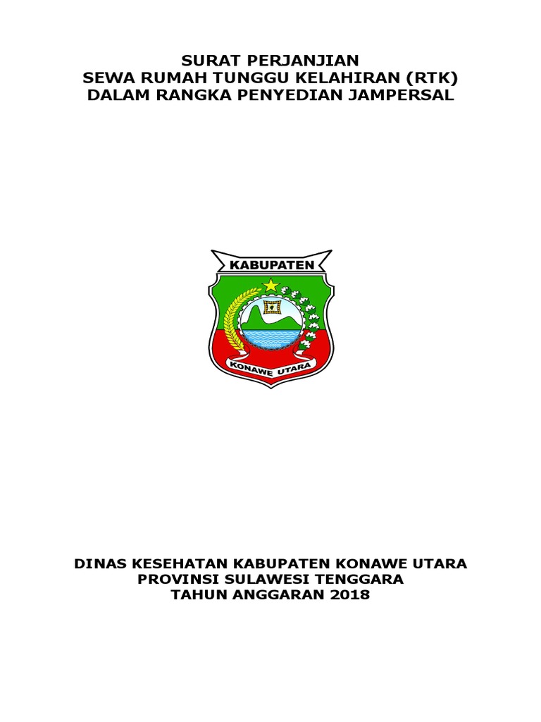 Surat Perjanjian Kontrak RTK | PDF
