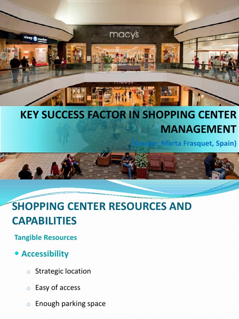 Shopping Center Management, The Sense of Place and Attributes ...