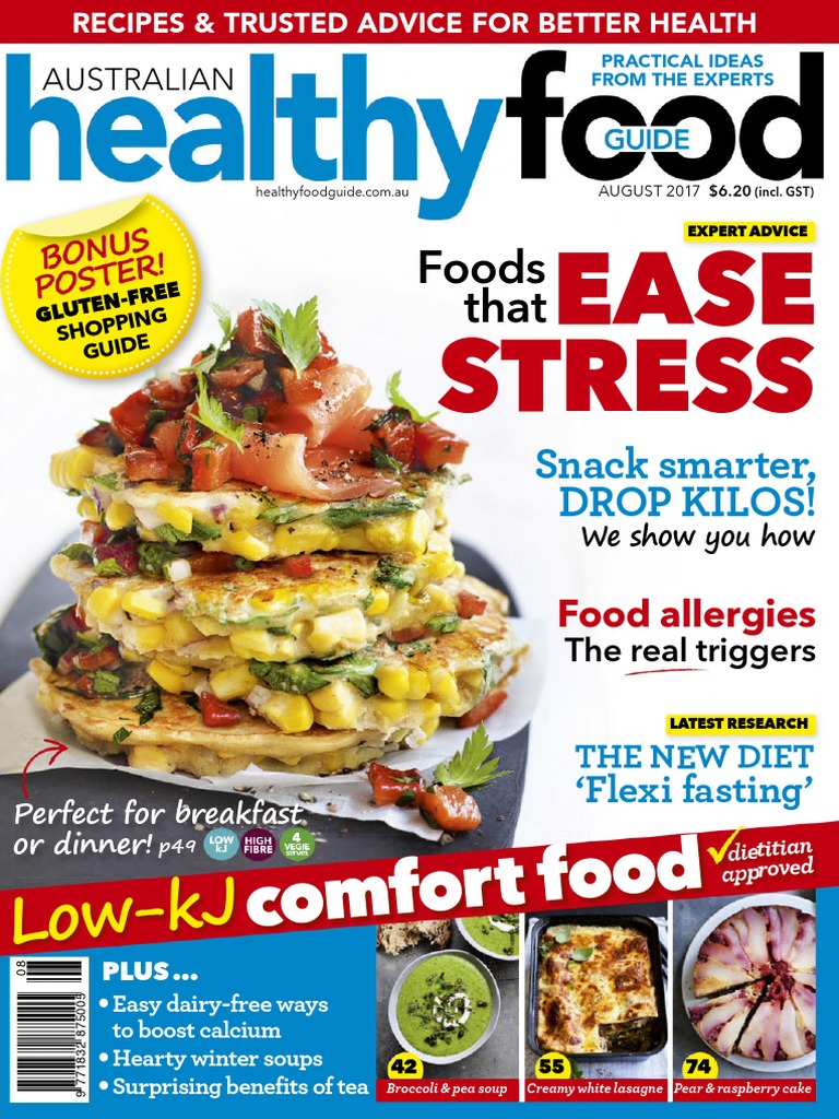 Australian Healthy Food Guide August 2017 | PDF | Dietitian | Pizza
