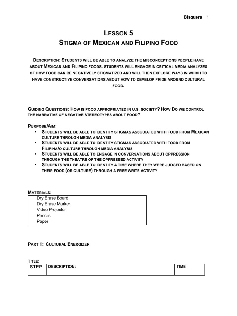 Lesson 5 | PDF | Social Stigma | Psychology