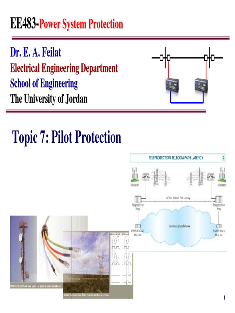 Topic 7: Pilot Protection | PDF | Electrical Impedance | Relay