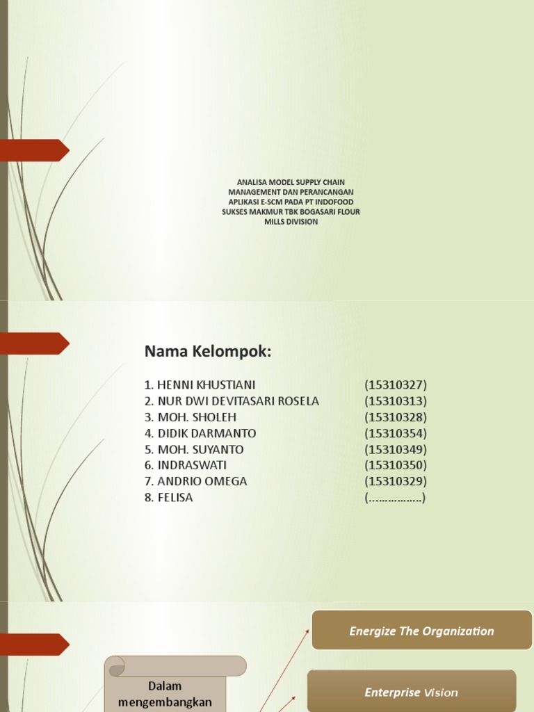 Analisa Model Supply Chain | PDF