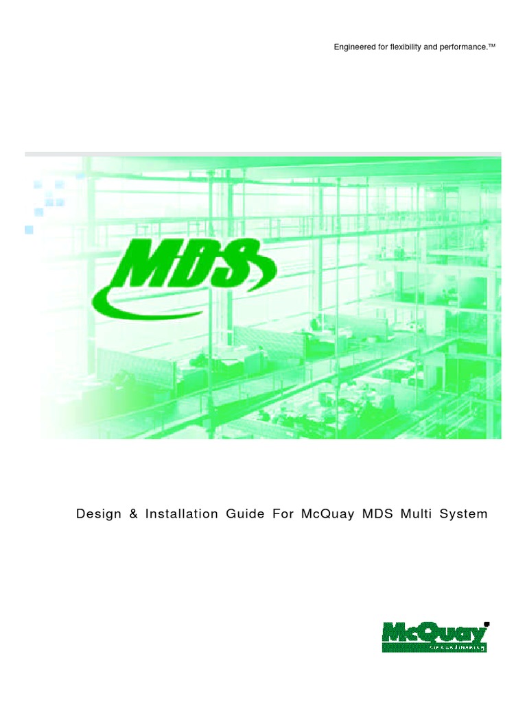 MDS Design and Installation Guide | PDF | Air Conditioning | Hvac