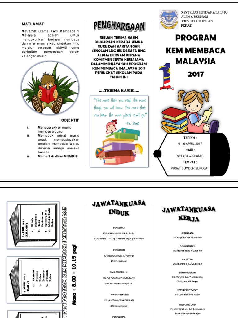 Buku Program Kem Membaca 1 Malaysia | PDF