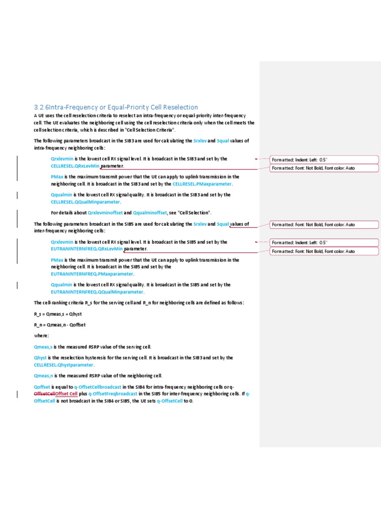 LTE Cell Reselection Priority | PDF | Telecommunications ...