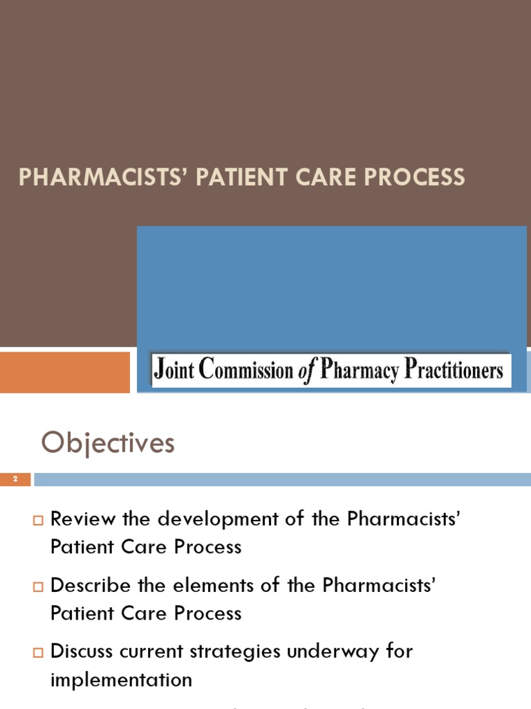 Patient Care Process Template Presentation-Final | PDF | Pharmacy ...