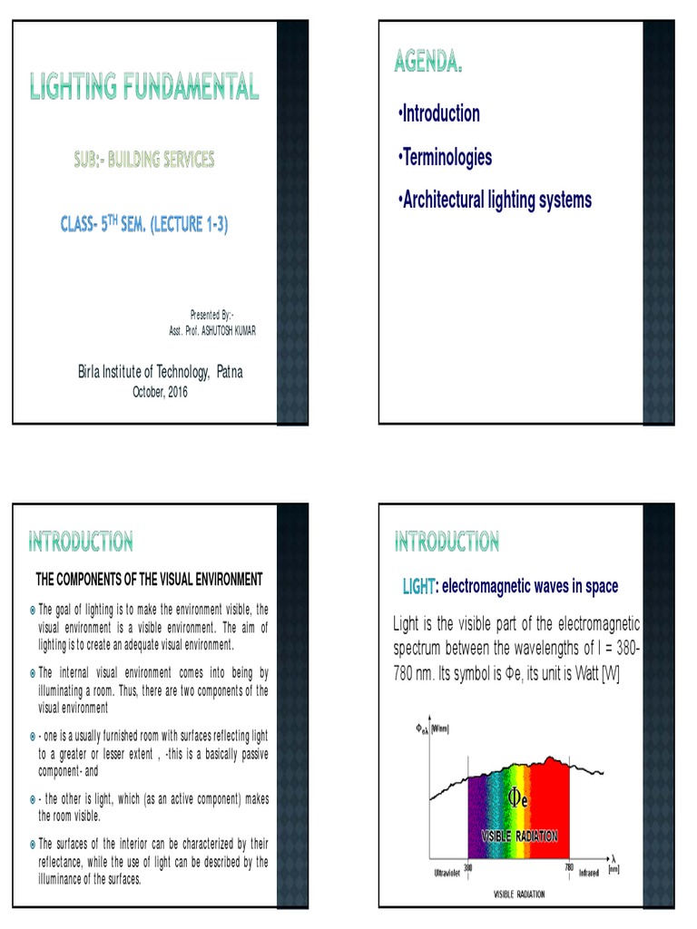 Lighting Fundamental | PDF | Lighting | Incandescent Light Bulb