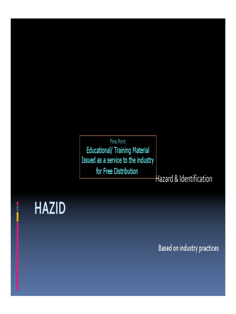 Hazid: Hazard & Identification | PDF | Hazards | Risk Management