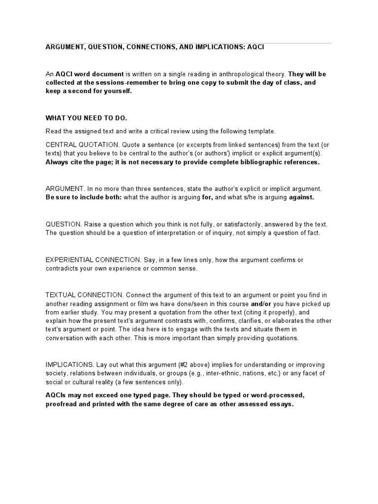 AQCI | PDF | Question | Psychological Concepts