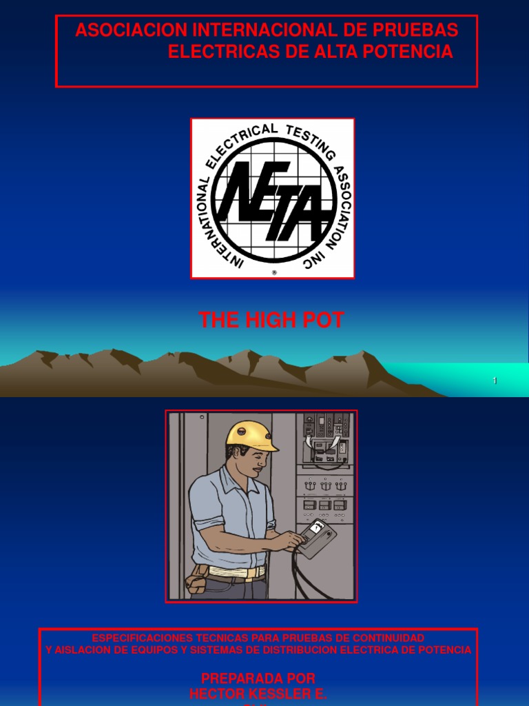 Pruebas Hi-Pot: Continuidad y Aislación | PDF | Corriente eléctrica ...